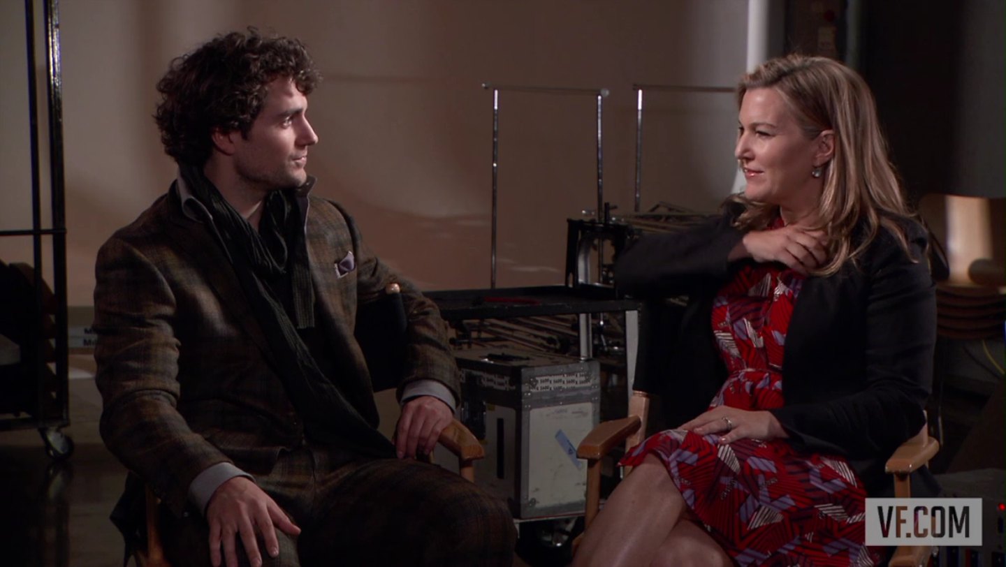Vanity Fair - Henry Talks Super Suit and MoS Cast - April 2013 - vanity ...